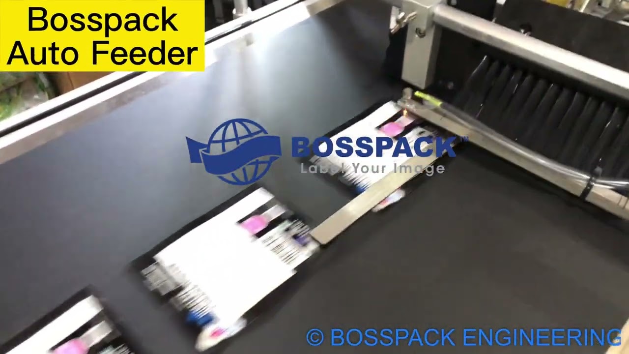 Bosspack Auto Feeder with TIJ Printer