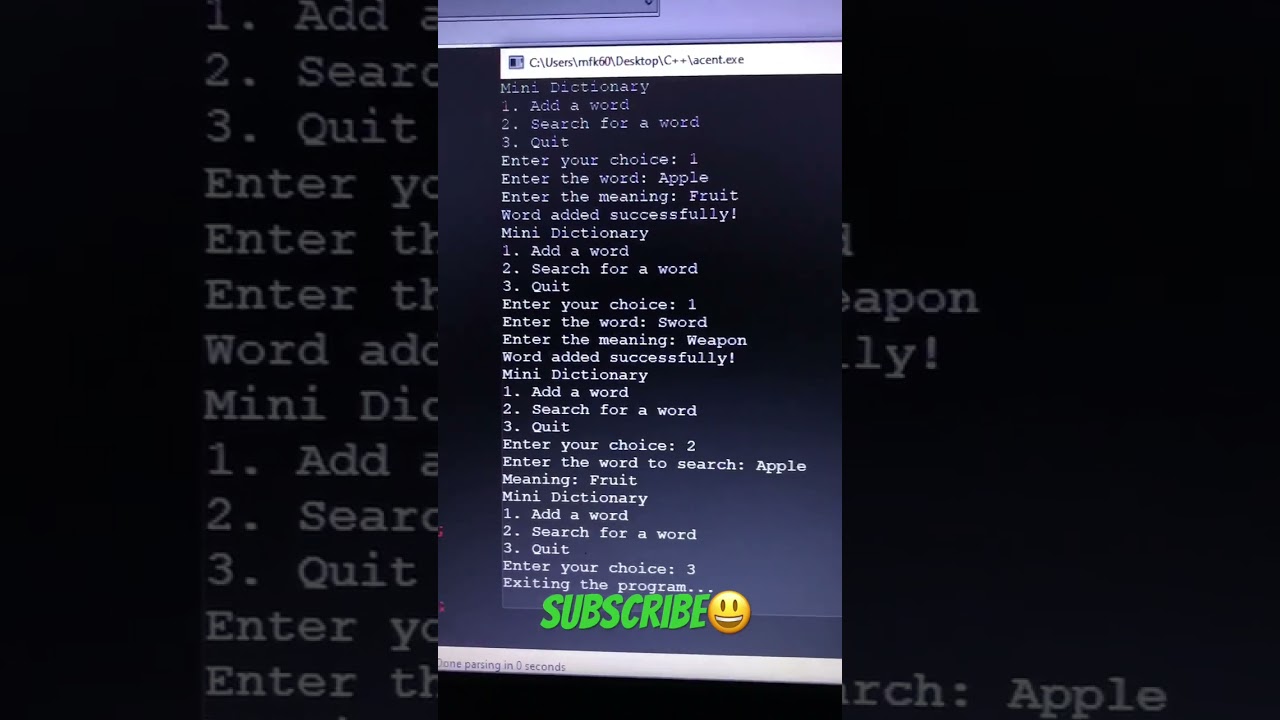 dictionary IDE dev c++ #coding #cplusplus #ccompiler #coder #cpp #devcpp #learncpp #code #moderncpp