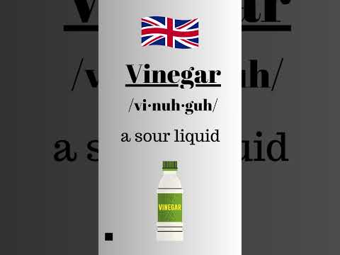 How to Pronounce Vinegar Correctly-British Accent #pronouncecorrectly #english