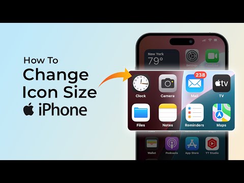 How To Change icon Size on iPhone?
