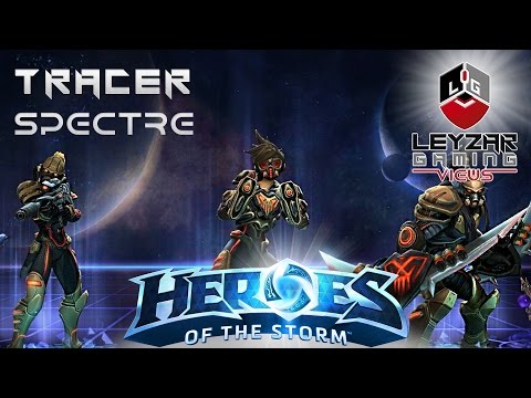 HotS Video: Tracer Spectre Skin - Full Spectre Team (HotS Quick Match ...