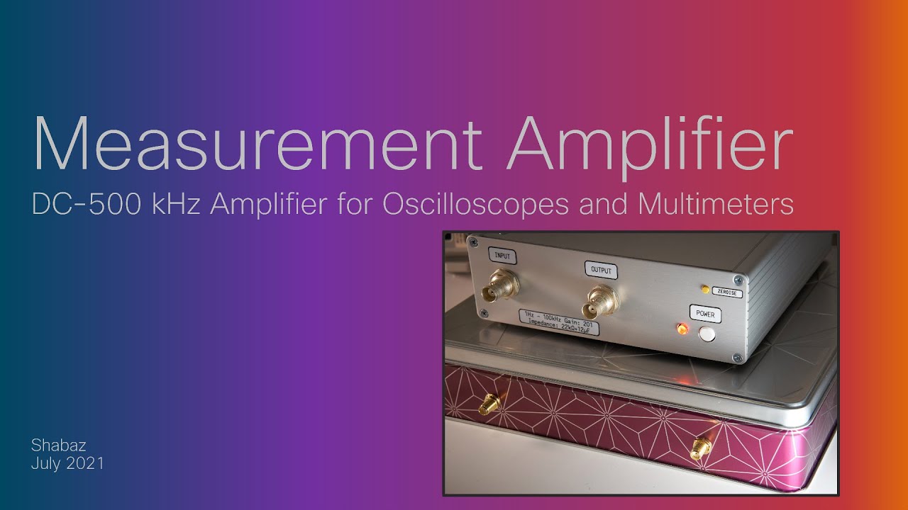 Viewing Noise with a Measurement Amplifier - element14 Community