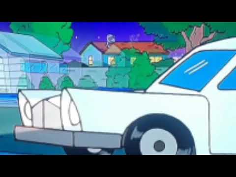 A Car Decided To Hit A Trash Can!