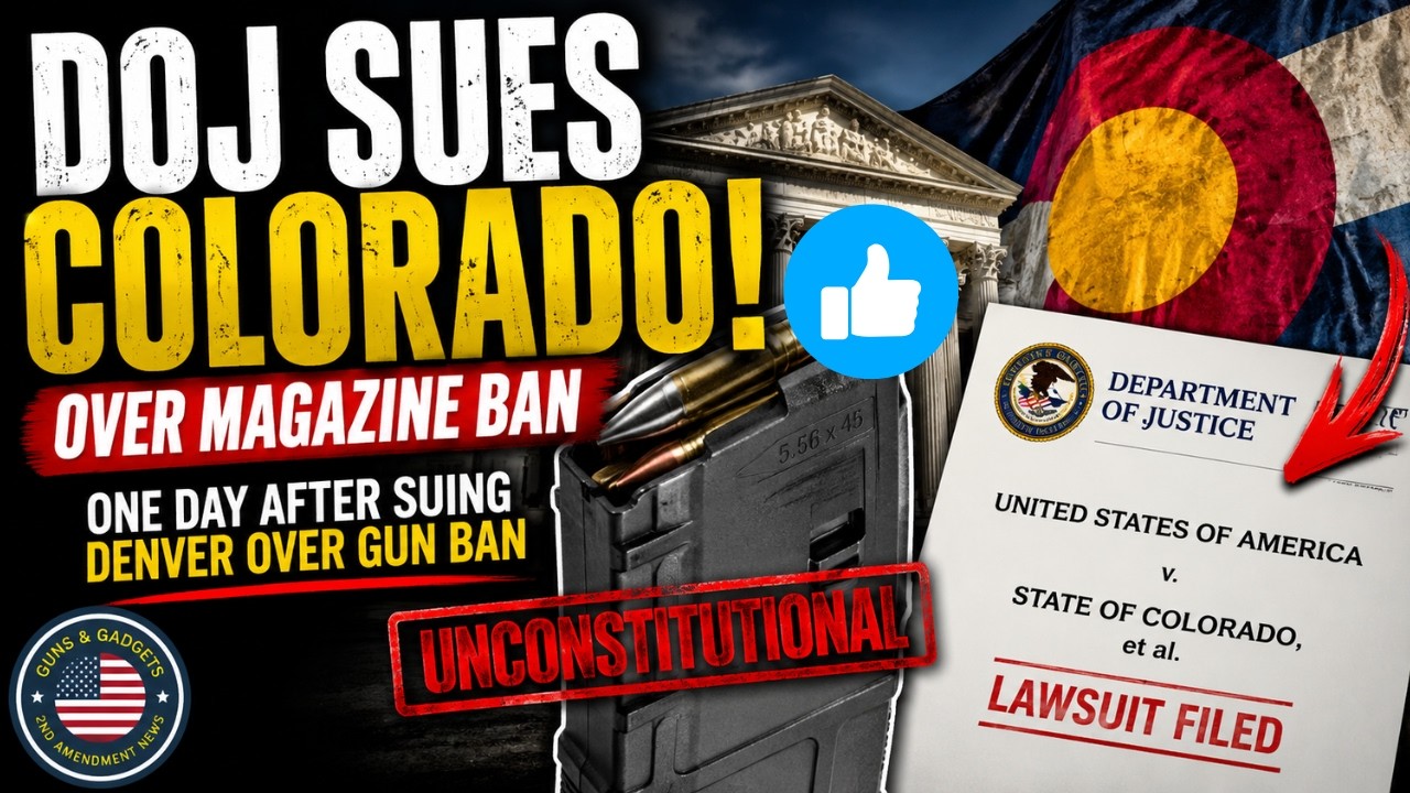 BIG NEWS: DOJ Sues Colorado Over Magazine Ban!