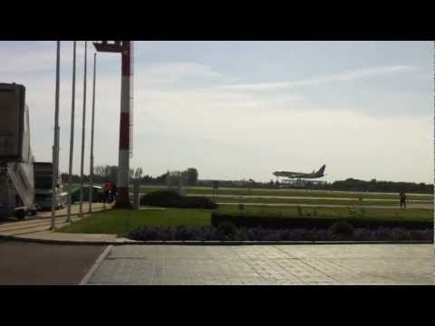 flydubai inaugural flight to Bucharest (OTP)