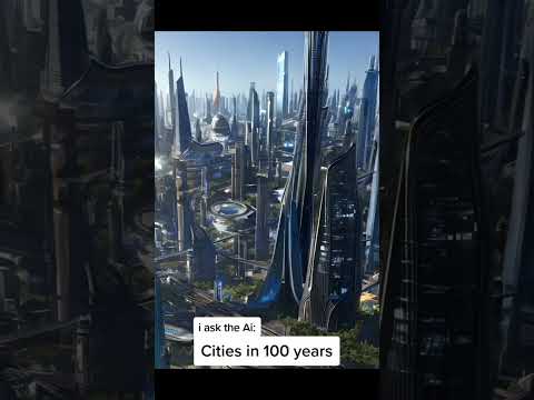 Cities in 100 years #art #ai #cities #architecture #design #robot #midjourney #future #digitalart