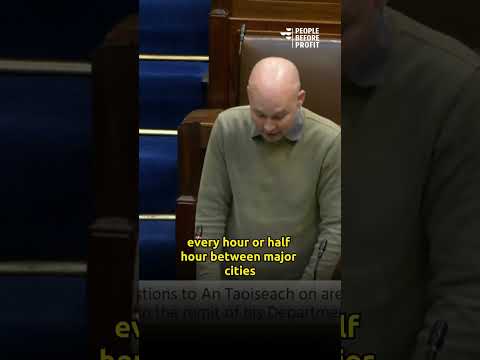 No Response from Government on All-Island Rail Review - 09/07/24 [Paul Murphy TD]