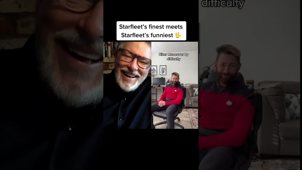Riker maneuver - #shorts #startrek #funny