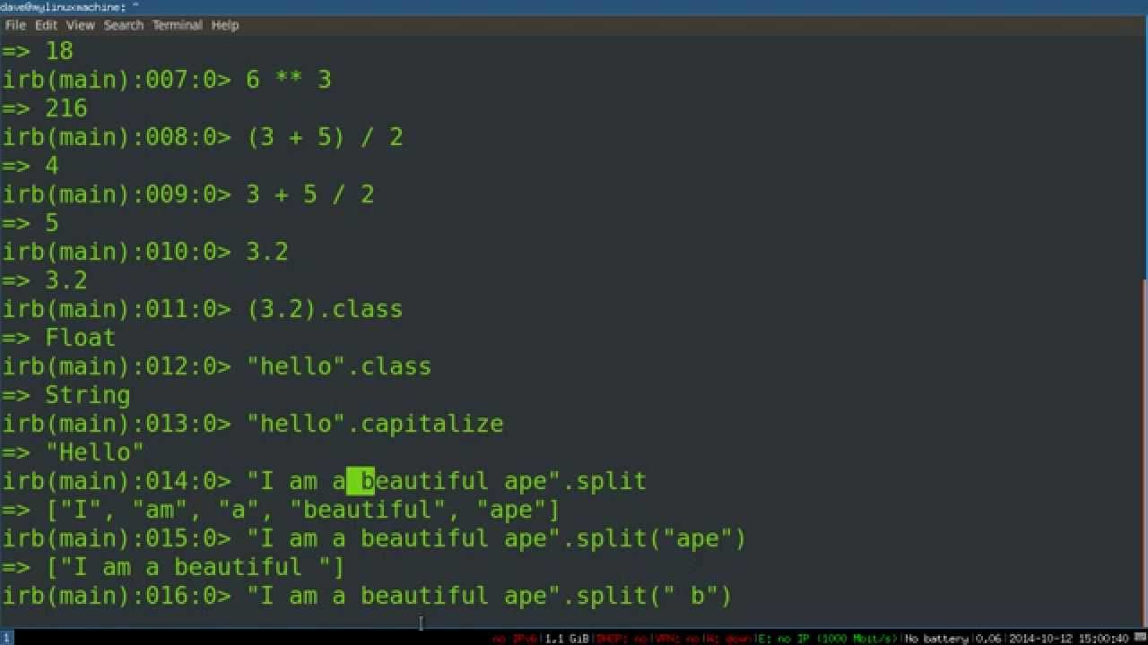 Programming Ruby 04 -- Objects, Messaging, and Basic Types