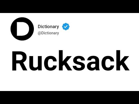 Rucksack Meaning In English