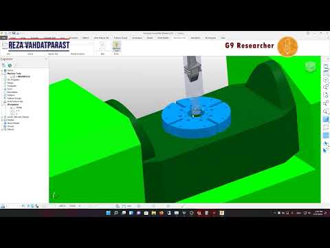 PM1001 How To CAM with Solidworks and Power Mill Part 1 By Reza Vahdatparast
