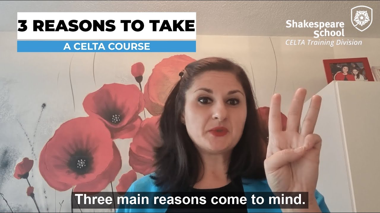 Why take the fully online CELTA course at Shakespeare School
