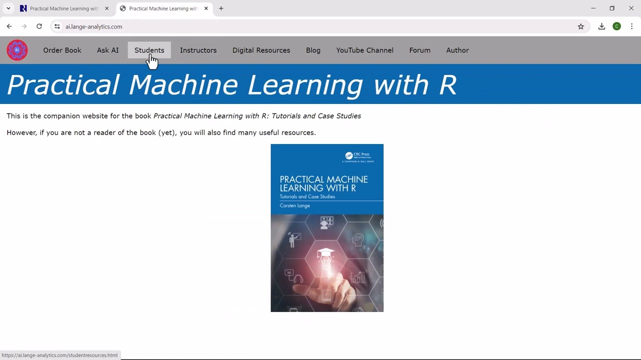 New AI Textbook: Practical Machine Learning with R