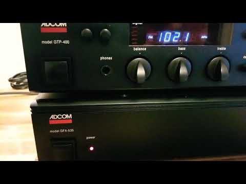 Adcom GTP-400 Stereo Tuner and Preamplifier vintage 1988 | Reverb