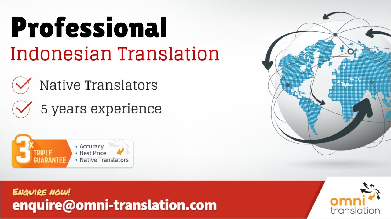 Translate Indonesian to English • Professional Indonesian Translation by Native Translators Malaysia
