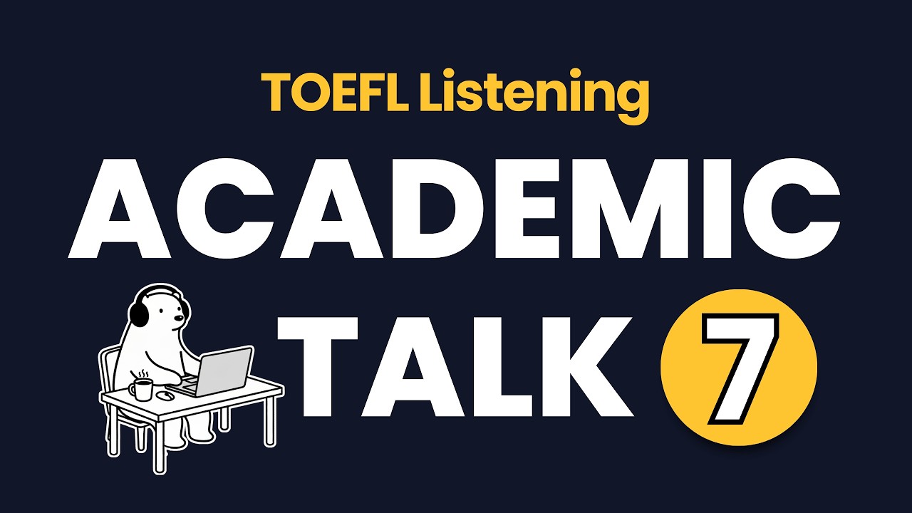 TOEFL 2026 Academic Listening Challenge | Can You Get 4/4?