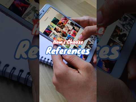 How to choose drawing references #shorts