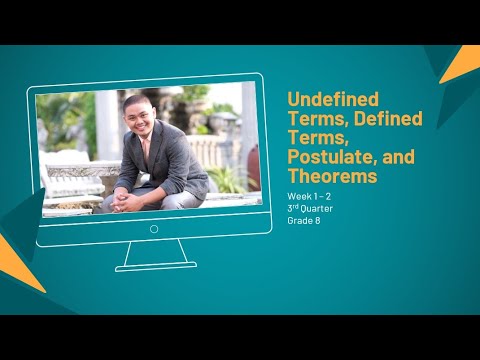 Undefined Terms, Defined Terms, Postulates, and Theorems