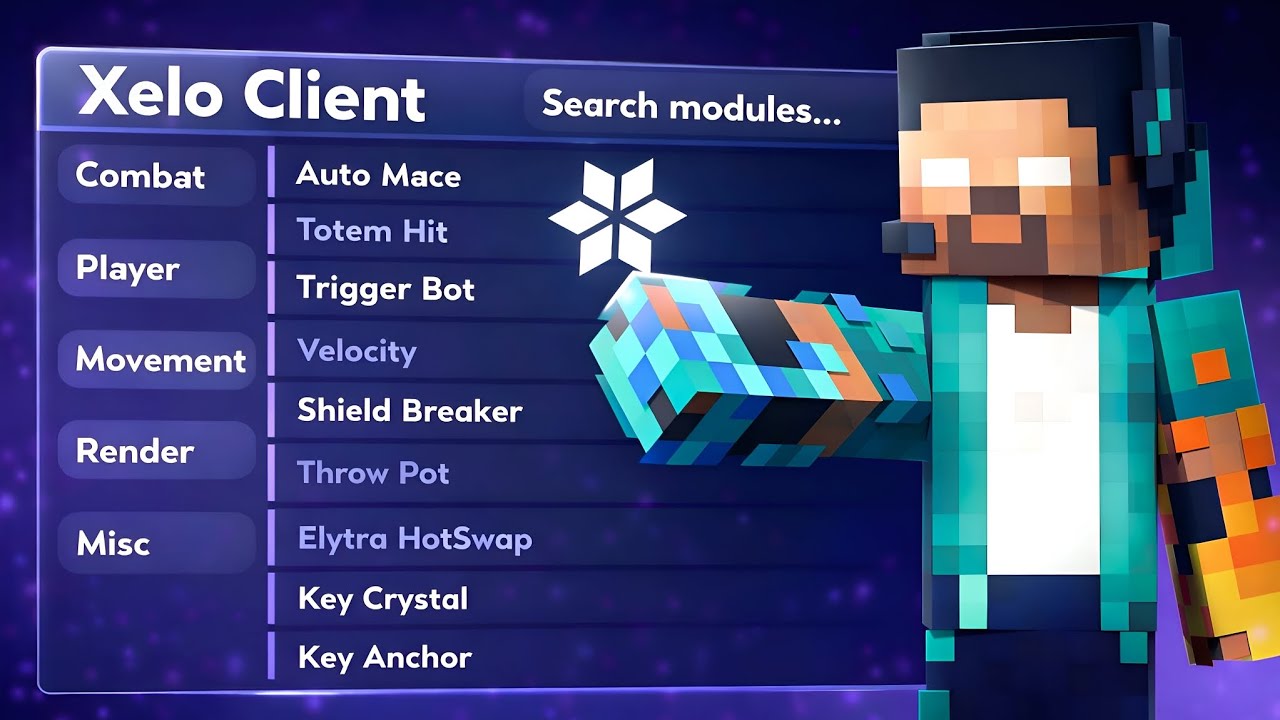 XELO CLIENT for MCPE 1.21+ [OFFICIAL CLIENT] 🔥
