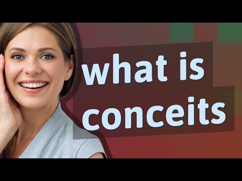 Conceits | meaning of Conceits
