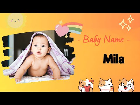 MILA | Mila name meaning | Girl Name Meaning | Gracious, dear (2023)