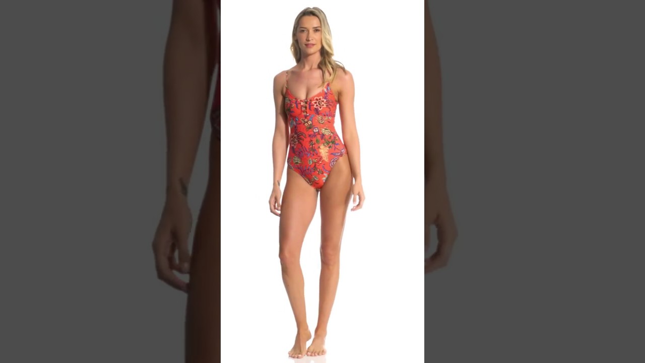 Ella Moss Floral Romance One Piece Swimsuit | SwimOutlet.com