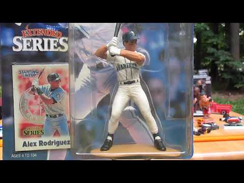 Alex Rodriguez 2000 ext. MLB Kenner Starting Lineup Seattle Mariners Action Figure Unboxing & Review