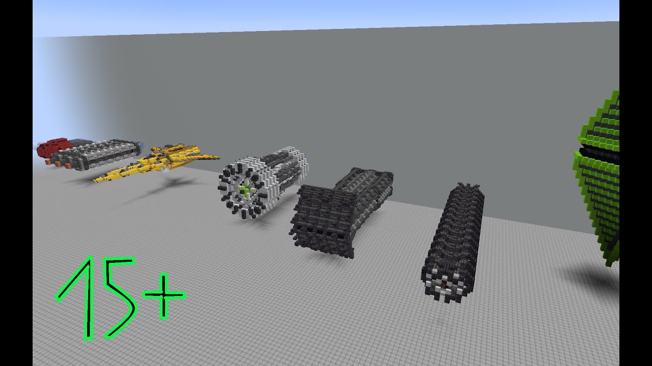 Minecraft: 15+ spaceship build Ideas
