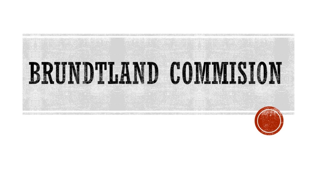 brundtland report 1987