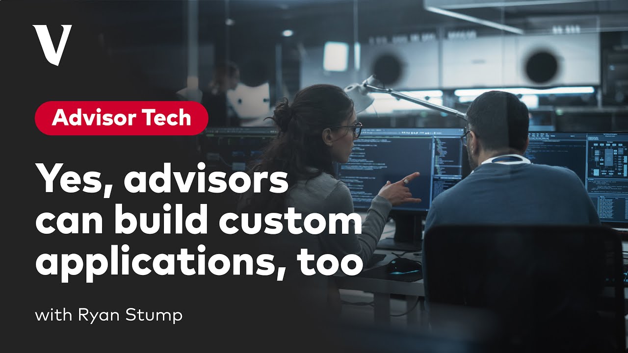 Can advisors use AI to build custom apps? The answer is yes.