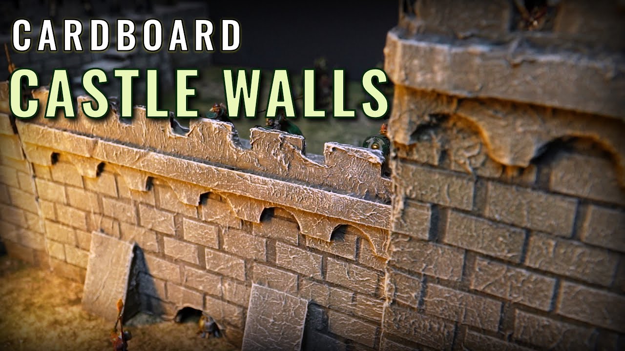 I Built Castle Terrain for almost nothing Using Only Cardboard | Beginner Terrain Tutorial