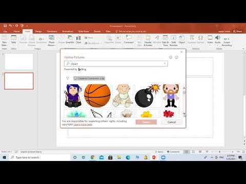 Grade3 Insert Clip Art PowerPoint 2016