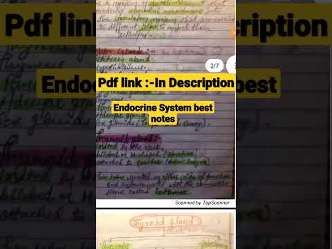 Endocrine system best notes icse class10th biology || Biology 10th ICSE CBSE