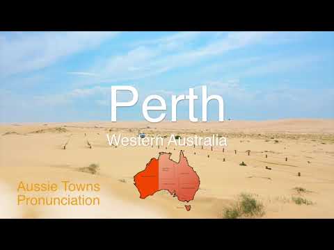 How To Pronounce Perth (WA)