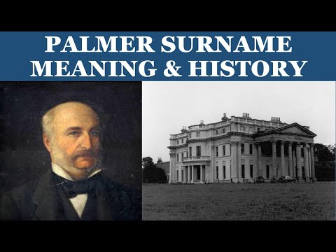 Palmer Surname History