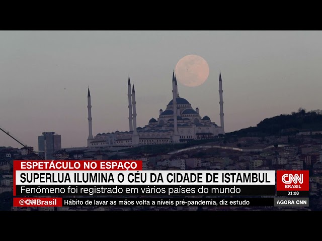 Superlua Rosa é registrada no Brasil e ao redor do mundo; veja fotos ...