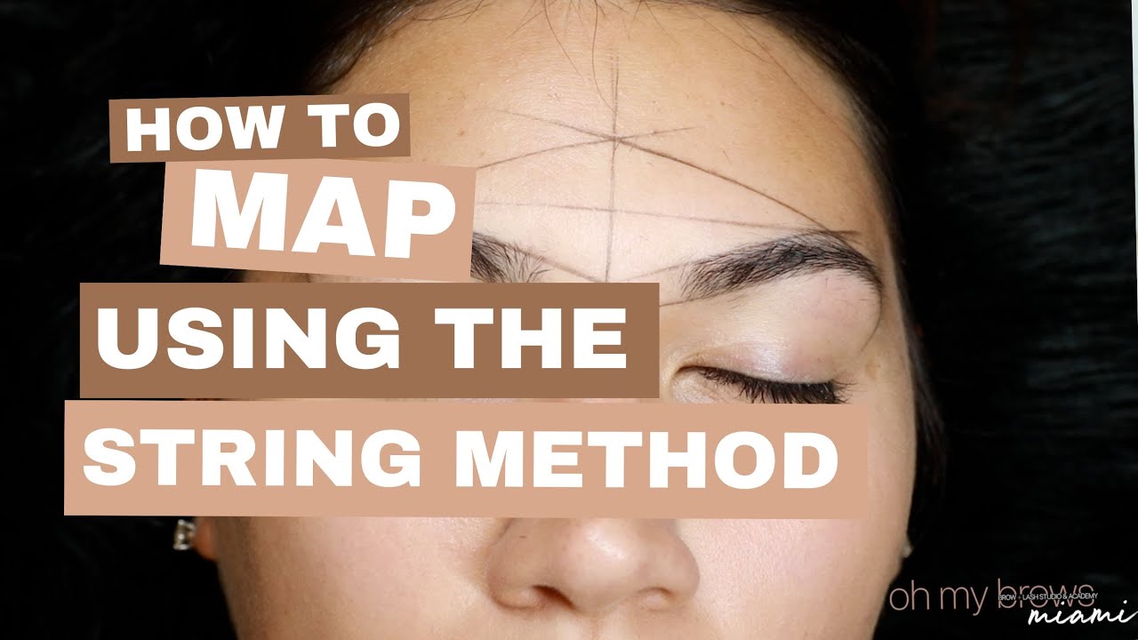 Brow Mapping using the String Method