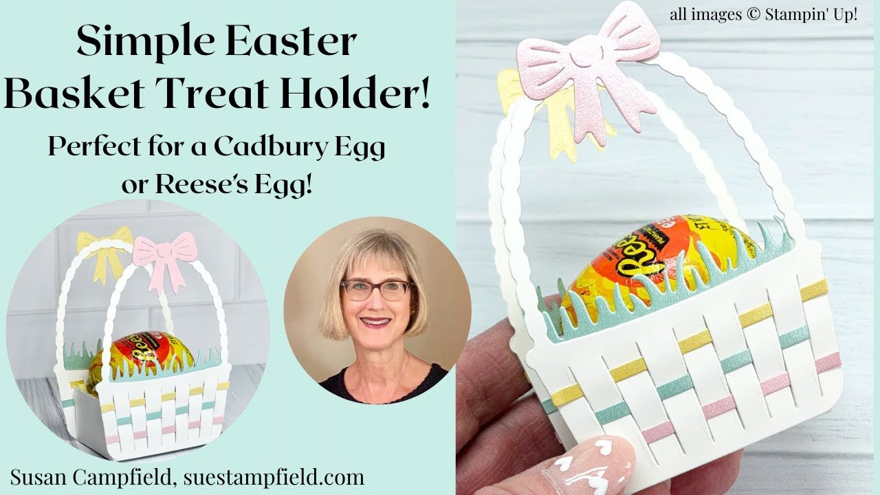 So Easy to Make! Easter Basket Treat Holder