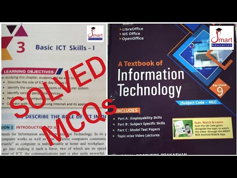 Information Technology | Basic ICT Skills 1 | Solved MCQs for Class 9 CBSE | Subject Code 402 | IT