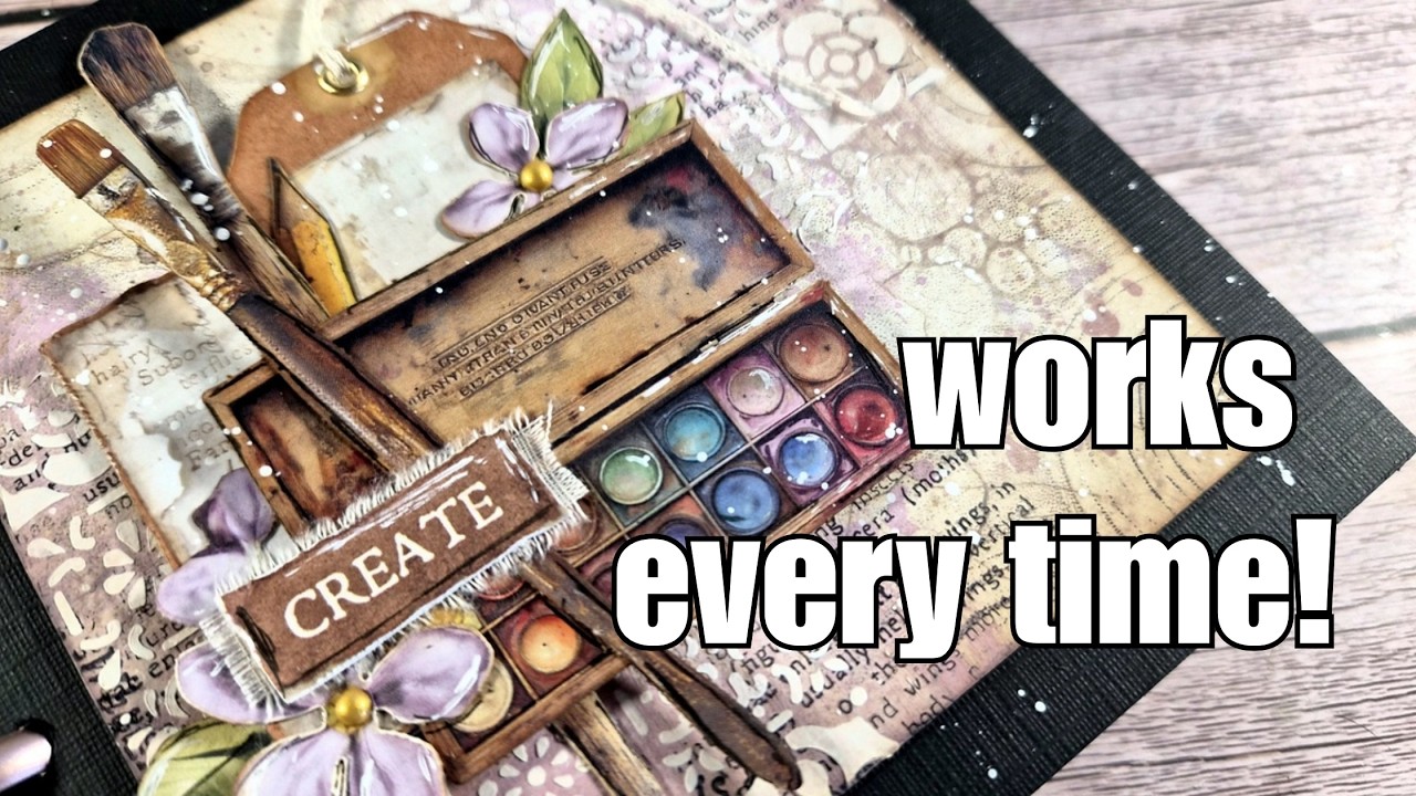 MUST TRY Art Journal METHOD + flip through