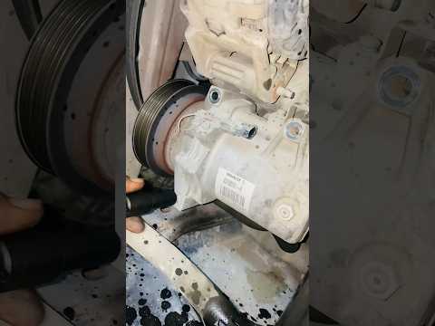 Fixing a Locked Up AC Compressor Nissan#shorts #carrepair #repair