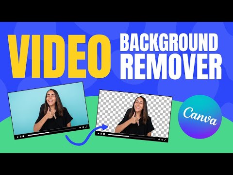 Remove and Change the BACKGROUND of your VIDEO in Canva (1 click!)