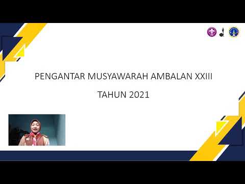 PENGANTAR MUSYAWARAH AMBALAN XXIII TAHUN 2021