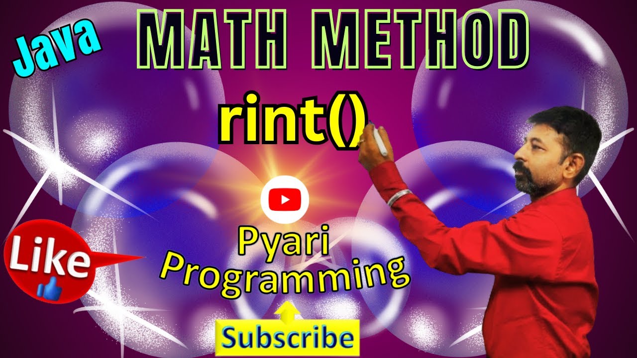 Java Math rint() method | Syntax | Example | Positive and Negative output | Error