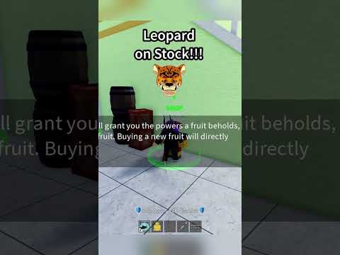 Leopard Fruit on Stock!๐ฅถ #bloxfruits #roblox #shorts