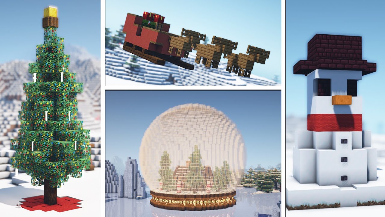 Minecraft: 25+ Christmas Build Ideas! - Minecraft Builders