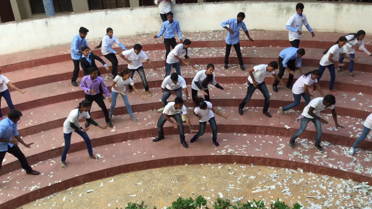 Aims Flash mob 2017 in college