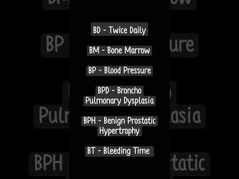Full form of medical term sos terminology field abbreviation words #short #trending #medical #viral