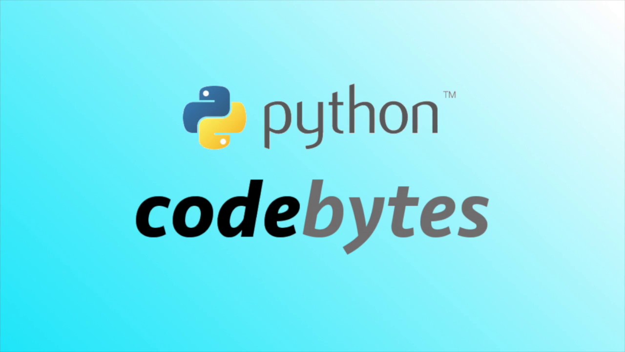 Python CodeBytes - Types