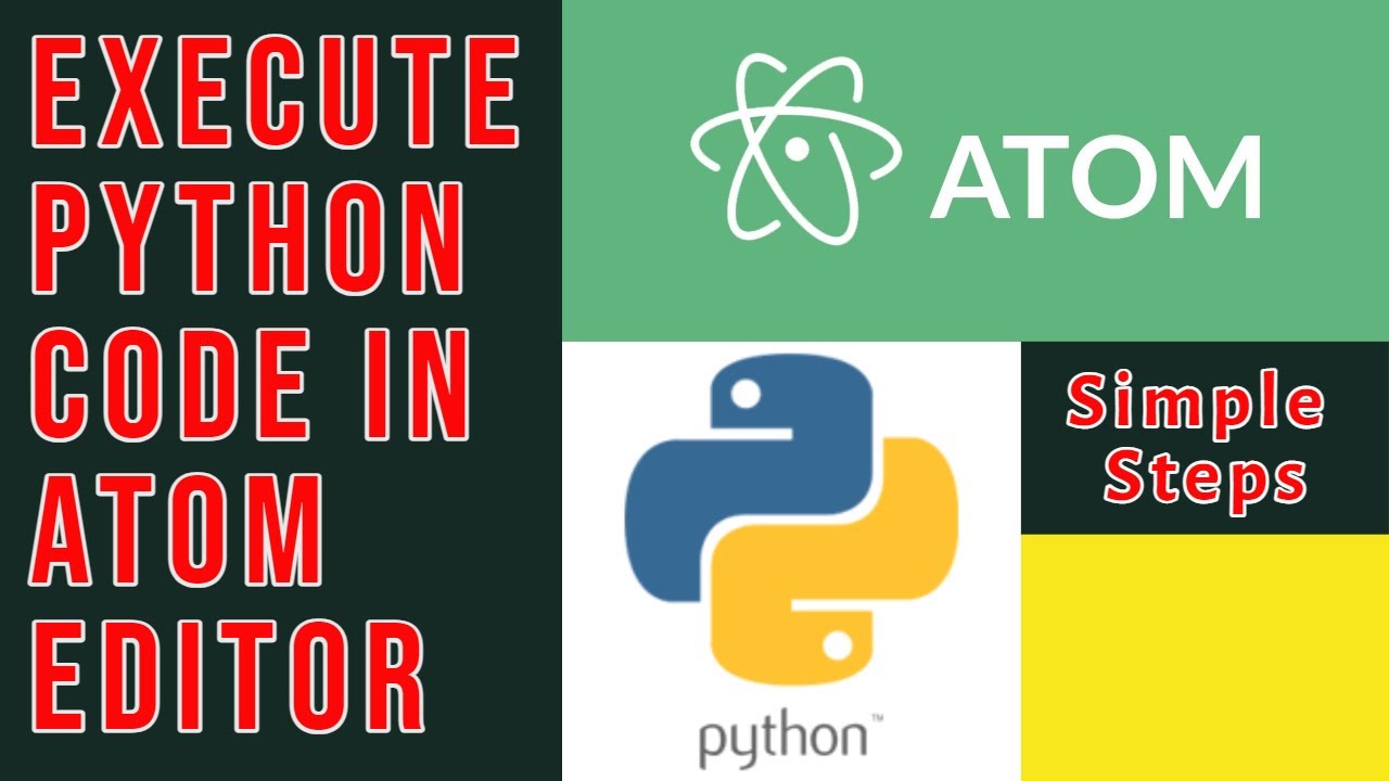 How To Execute Python Code In Atom Editor | Run Python script in Atom Editor | Infoanil